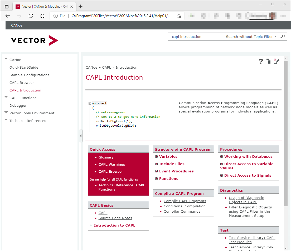Capl Documentation Knowledge Portal