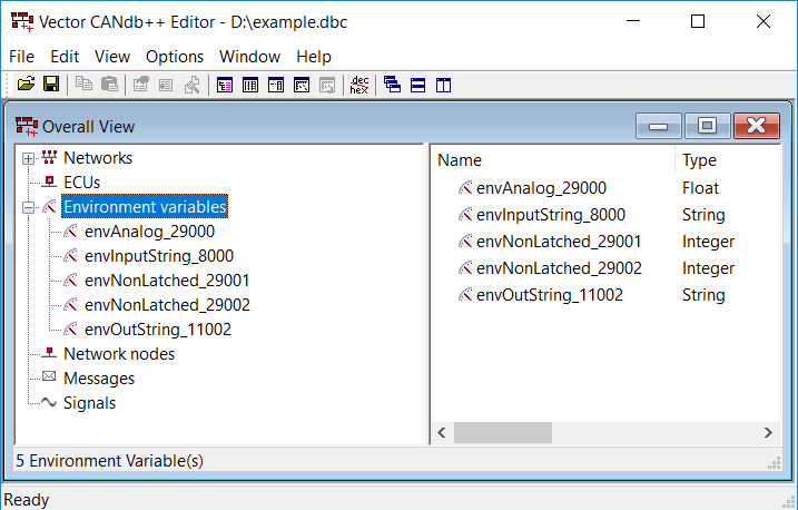Configurations Created With Canoecanalyzer From Version 120 Should Not Use Environment