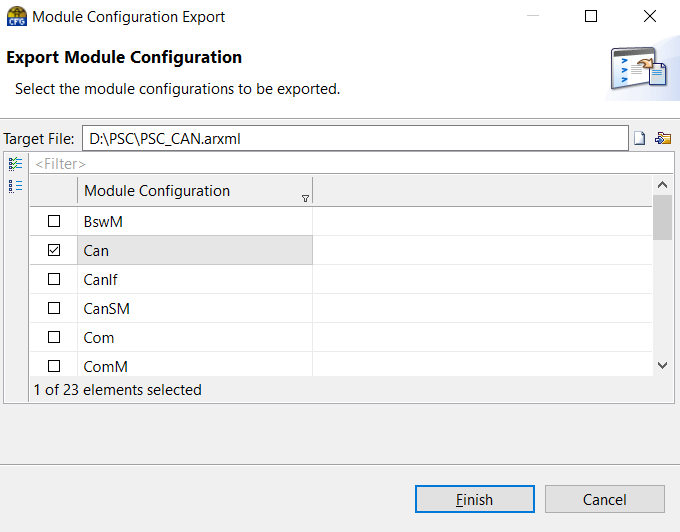 Project Standard Configuration Psc In Davinci Configurator Pro